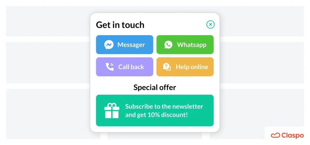 25 Website Widgets with Examples to Embed in 2025 — Claspo.io